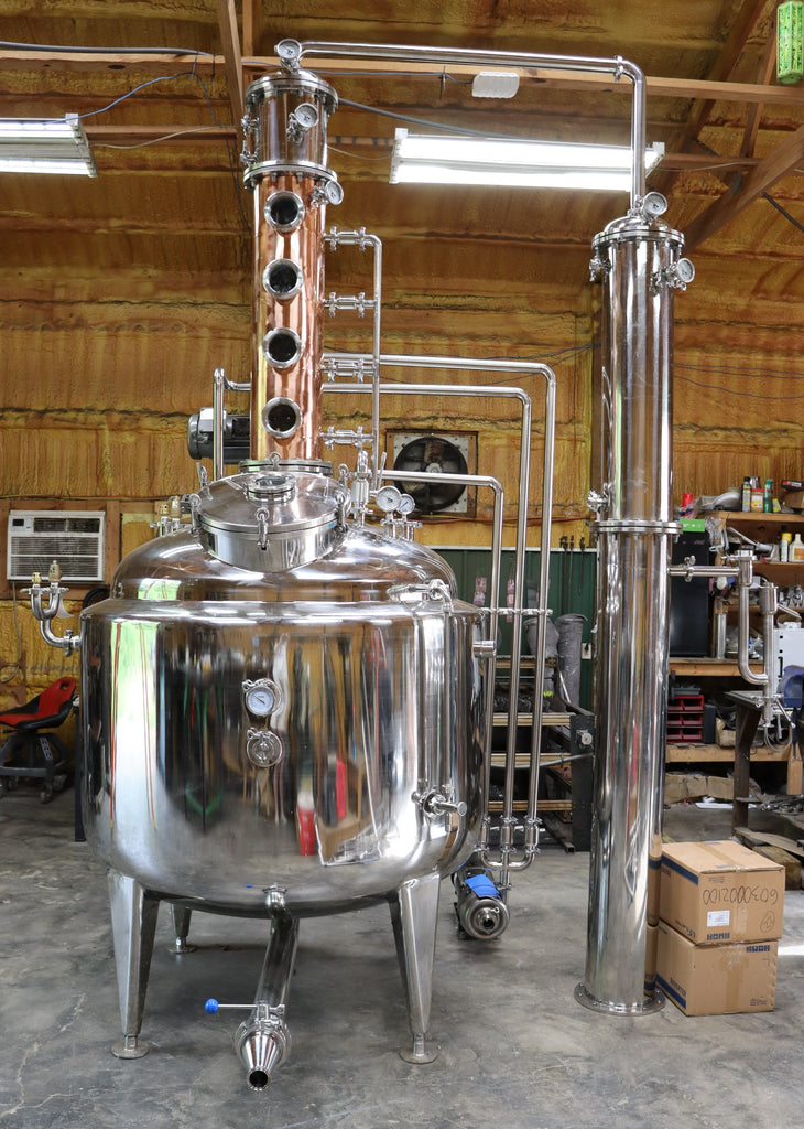 200 Gallon Jacketed, Steam Heated, Pro Series Whiskey Still ...