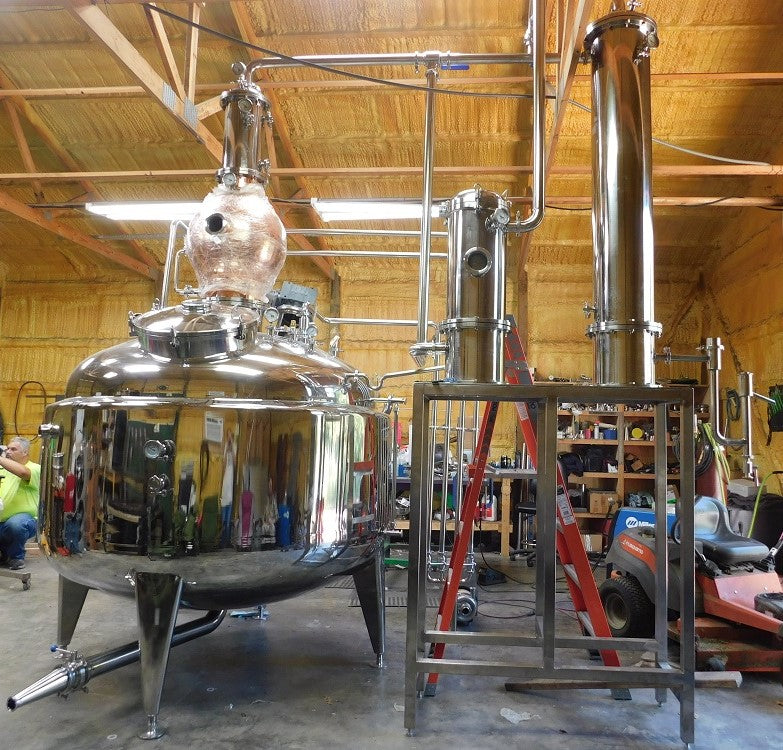 500 Gallon Jacketed, Steam Heated, Pro Series Pot Still – Affordable ...