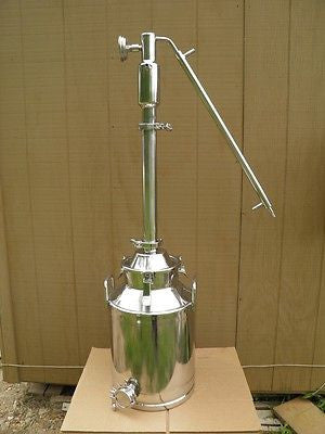 8 Gallon Moonshine Still with 2" Stainless Reflux Column – Affordable ...