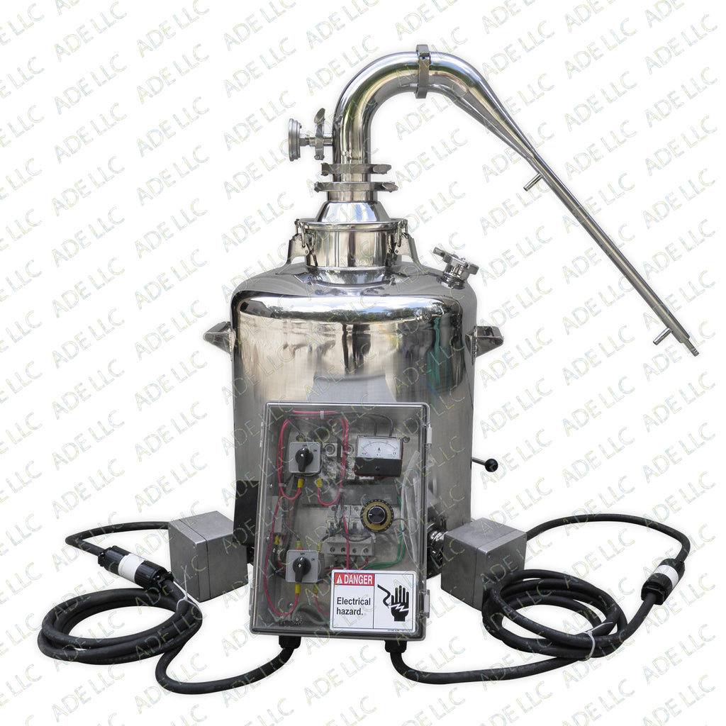 26 Gallon Still with 3" Stainless Whiskey Column and 11,000 Watt Heati ...