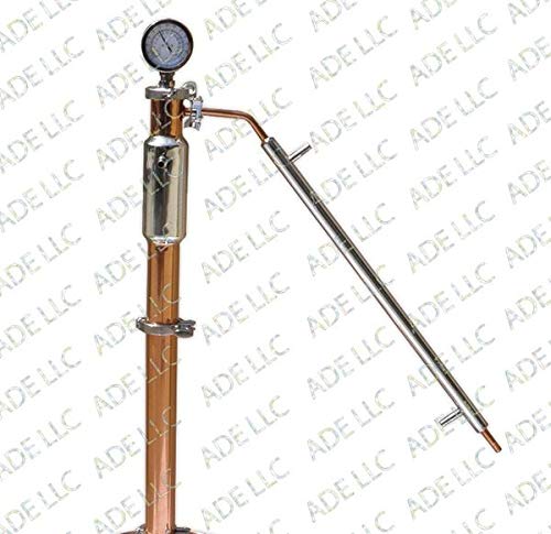 2" Copper and Stainless Reflux Column – Affordable Distillery Equipment